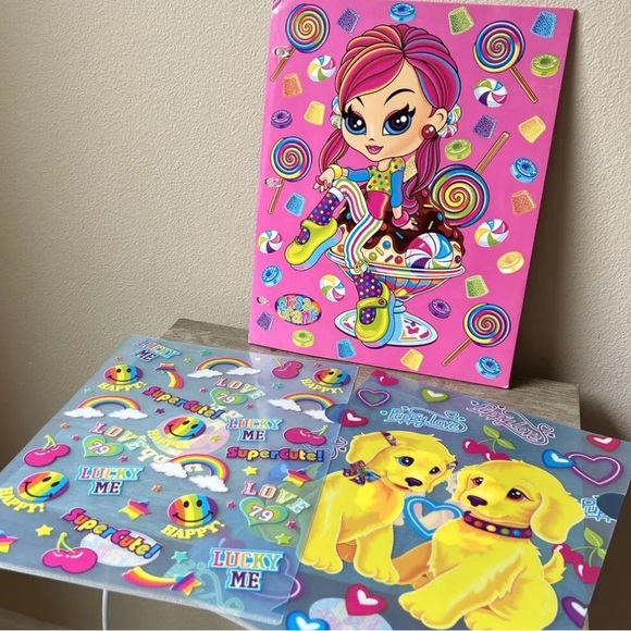 Lisa Frank | Office | Lisa Frank Y2k Bundle Rare Page Protectors Cherri ...